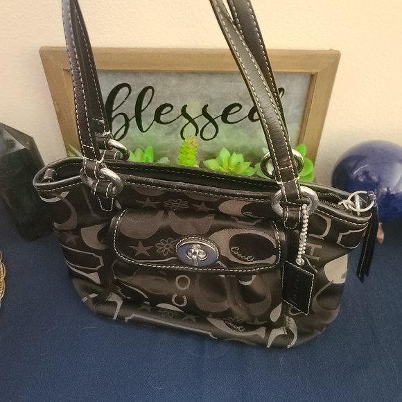Coach | Bags | Coach Leah Signature Handbag | Poshmark